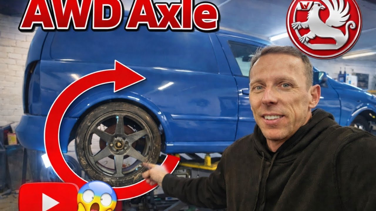We fitted an AWD rear axle to the Astra Van - YouTube