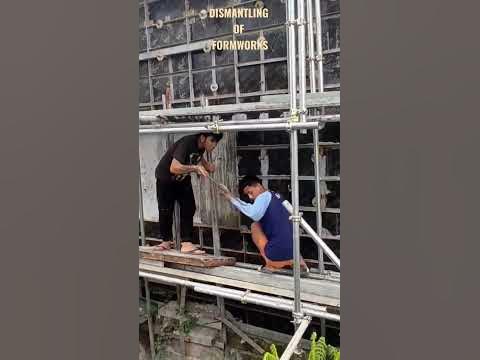 DISMANTLING OF FORMWORKS | REMOVAL OF CONCRETE FORMWORK | STRIPPING OF ...