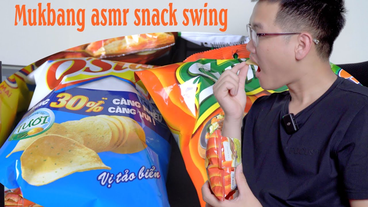 Mukbang asmr snack bim bim swing - buổi mukbang bất ổn - YouTube