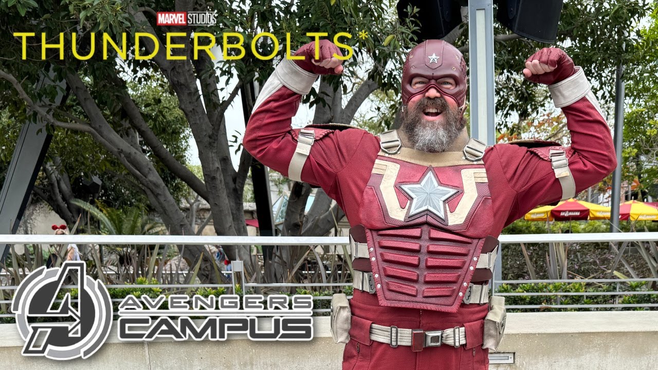 Red Guardian from Thunderbolts* Meets Guests at Avengers Campus ...