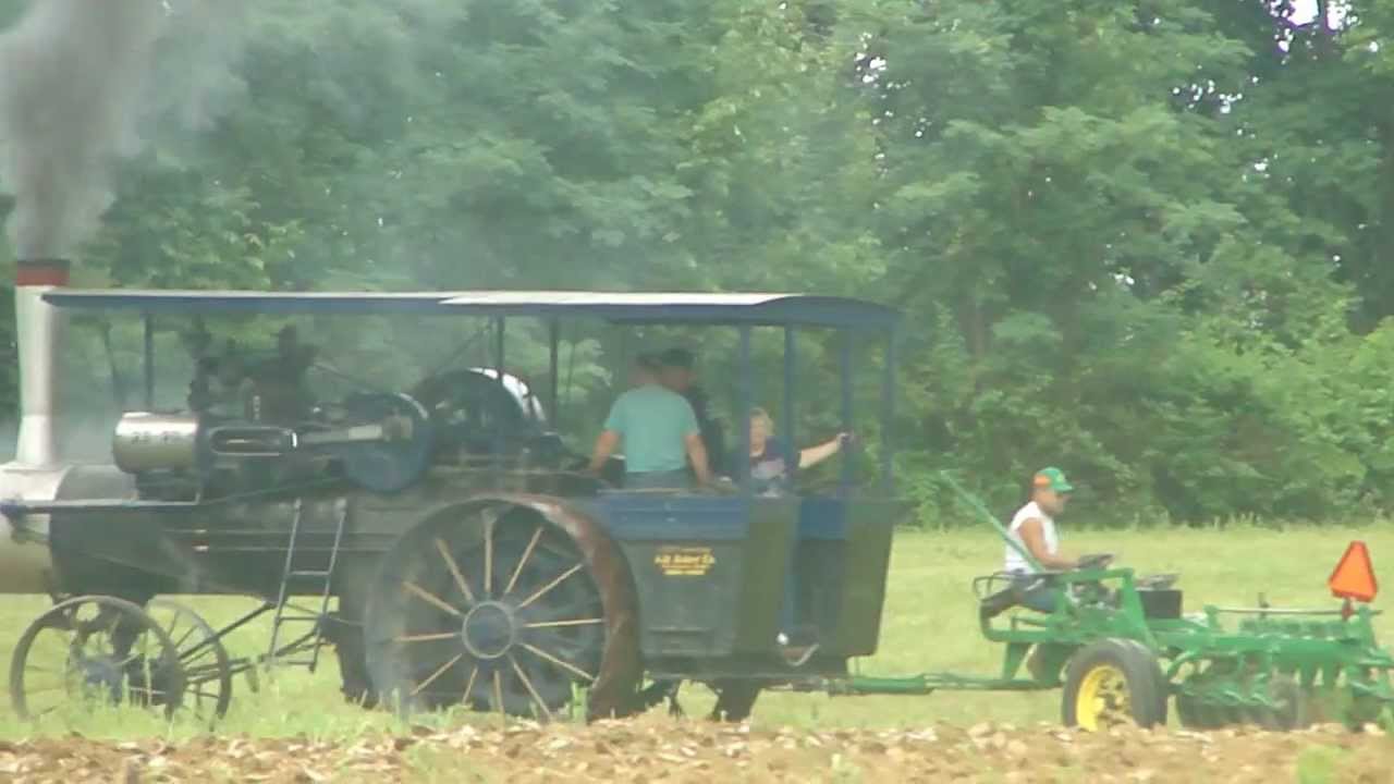 O.V.A.M.2012 Baker Steam Engine Plowing - YouTube