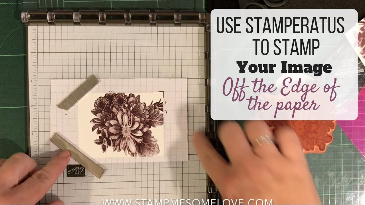 How Get a Stamp off the Paper Image Using the Stamparatus - YouTube