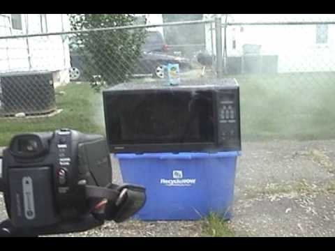 29b Microwaving Fireworks - Death of the Microwave - 2nd Cam - YouTube