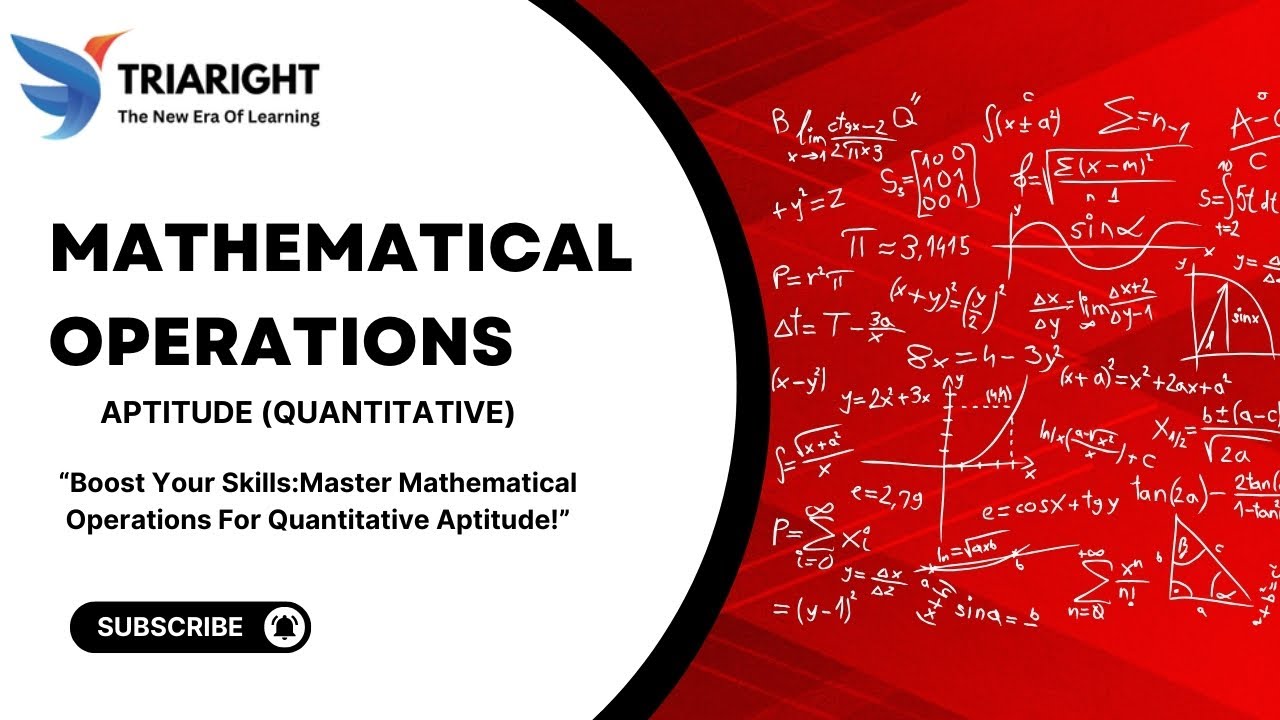 🔢 MATHEMATICAL OPERATIONS - Aptitude (Quantitative) 🧠 - YouTube