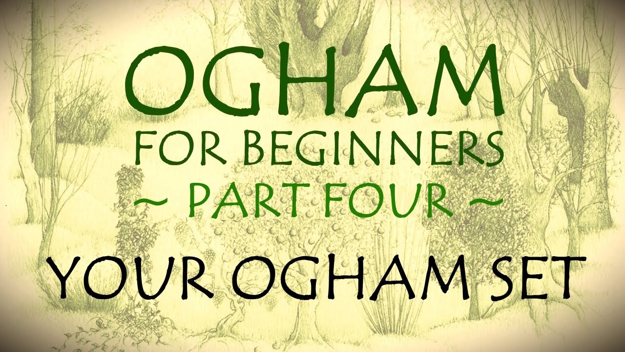 Ogham for beginners ~ Part Four ~ Your Ogham Set - YouTube