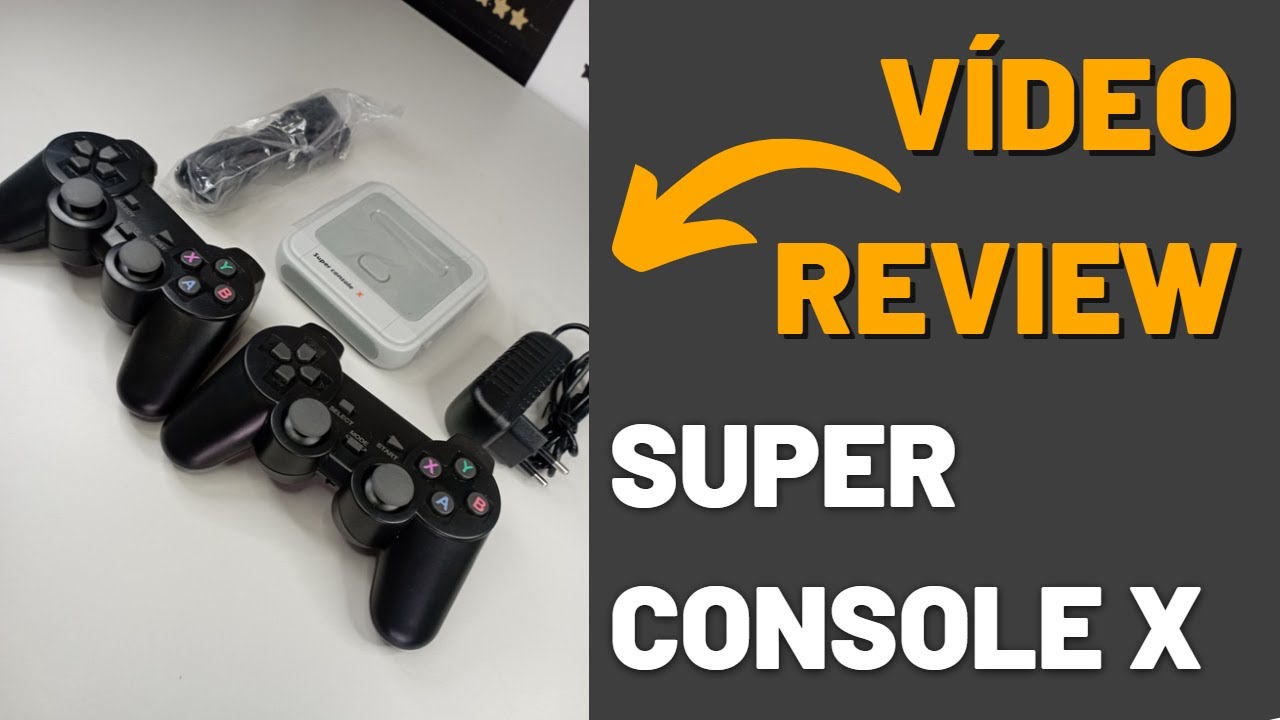 Vídeo Review E Unboxing Do Game Retrô Super Console X Top De Mais 👌 ...