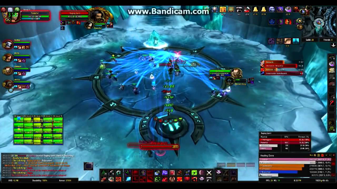 The Lich King 25-man Heroic - Pandemonium Tauri WoW - YouTube