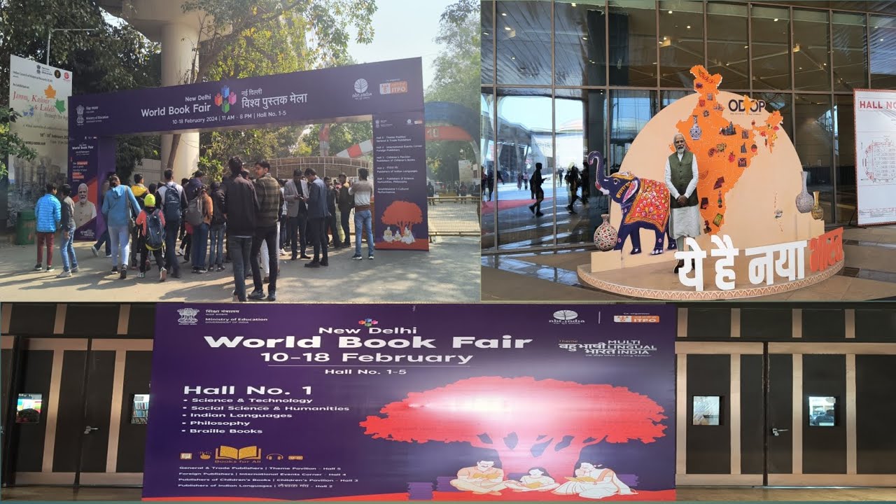 #WORLD BOOK FAIR 📚📚 PRAGATI MAIDAN DELHI // VISHWA PUSTAK MELA DELHI ...