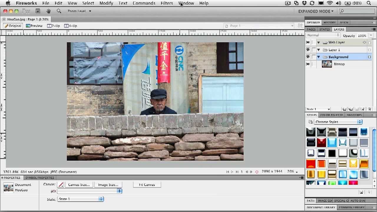 Fireworks CS5: Touring the interface - YouTube