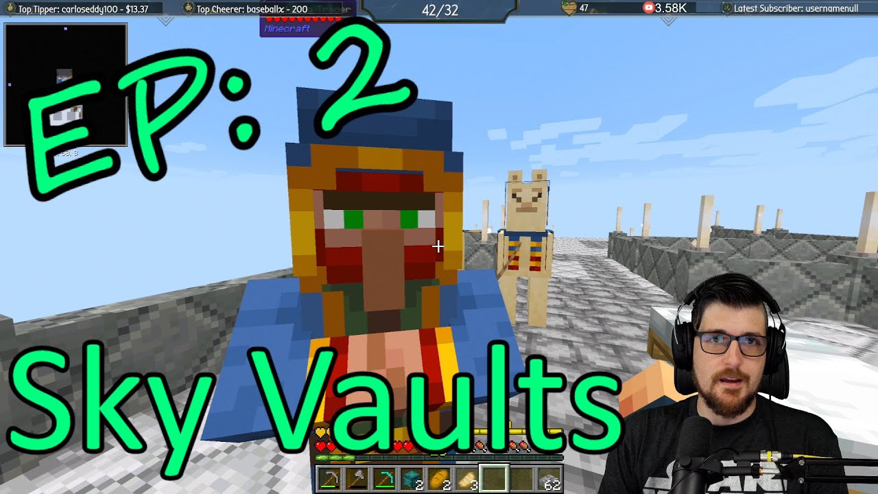 Expanding into the Void Sky Vaults Map Episode 2 Modded Minecraft - YouTube