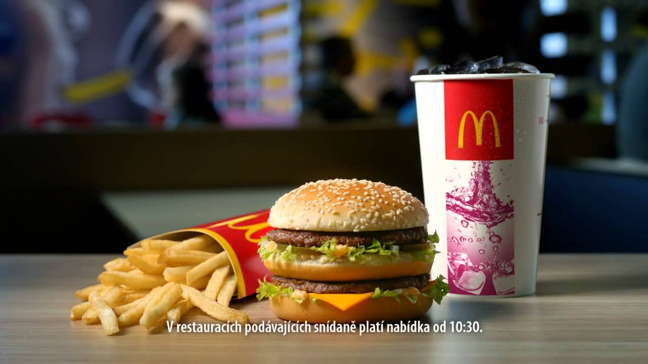 McDonald's - velké McMenu - YouTube
