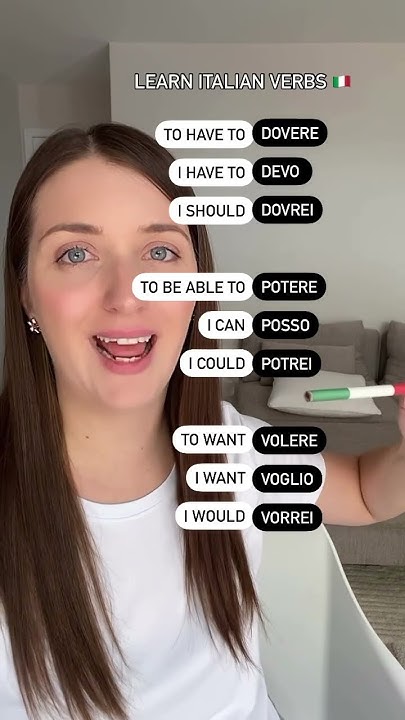 Modal verbs in Italian #italianteacher #italy #italianlesson # ...