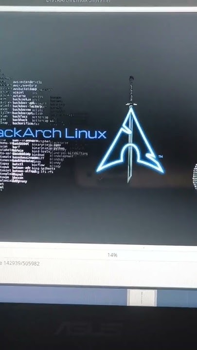 Black Arch Linux Installation - YouTube