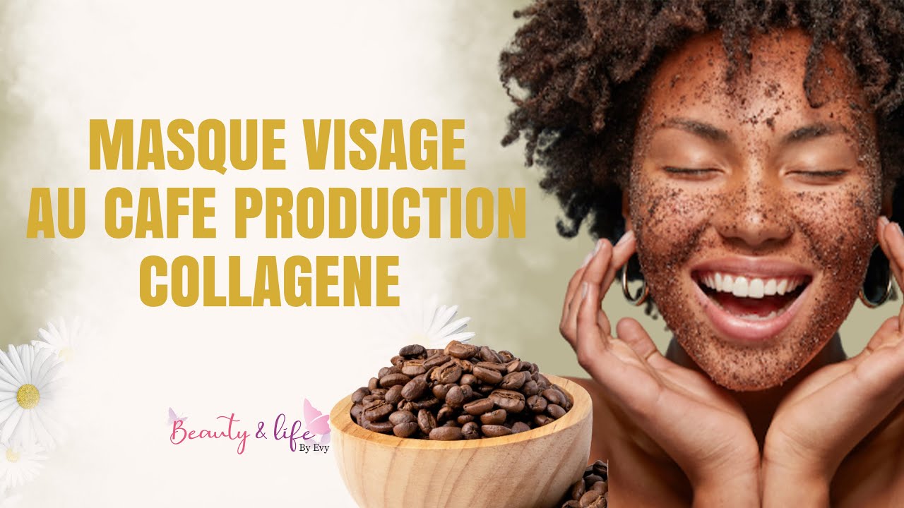 MASQUE VISAGE ANTI TACHES PRODUCTION COLLAGENE AU CAFE - YouTube