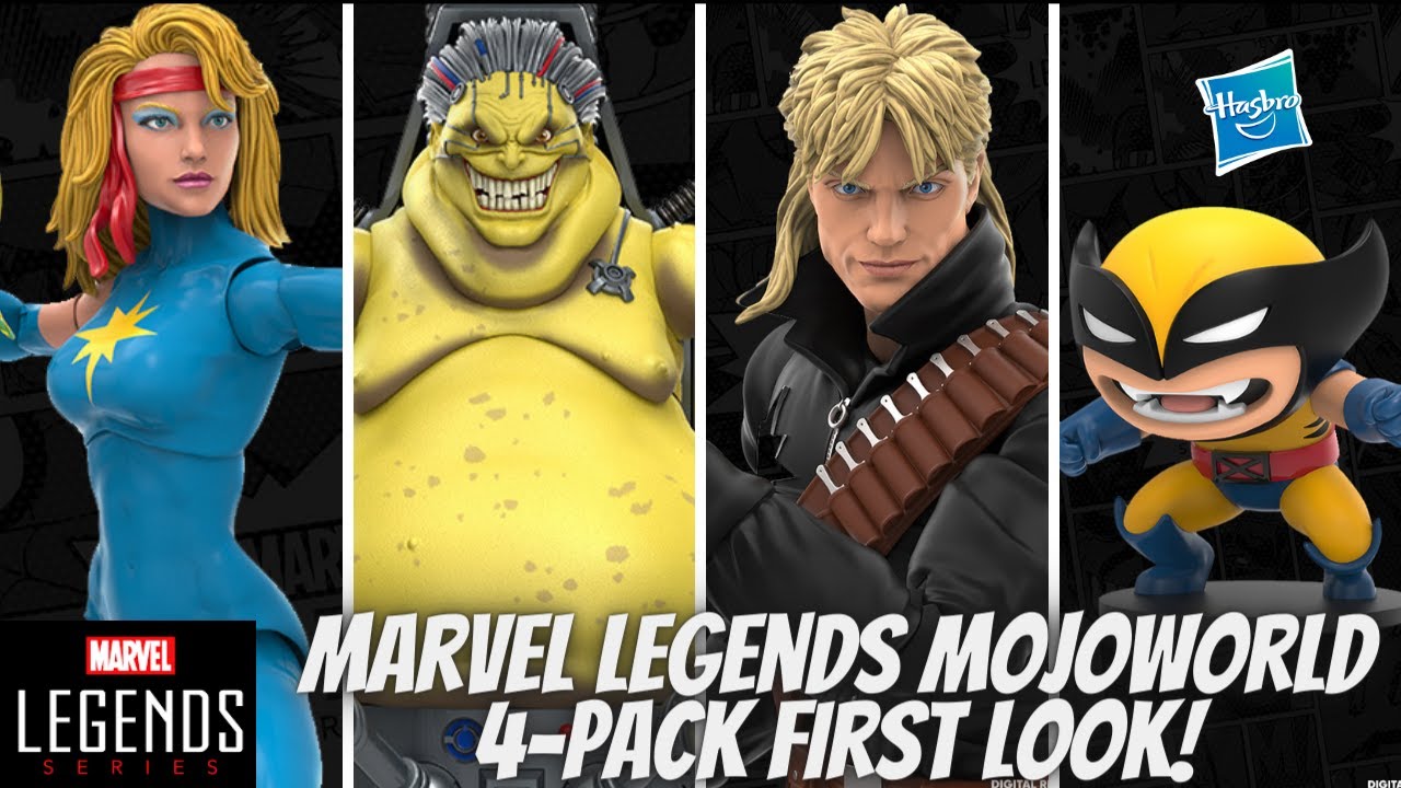 Marvel Legends Mojoworld 4-Pack First Look! Hasbro Pulse - YouTube