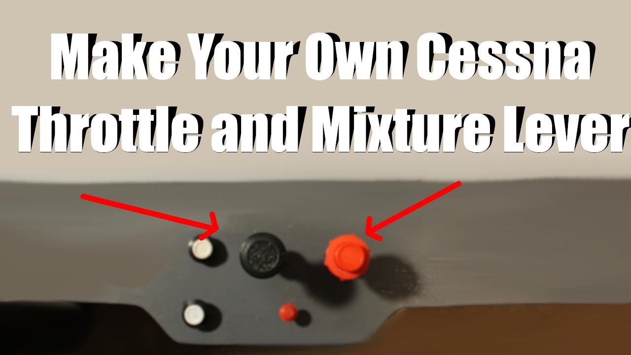 Make your own Push Pull Cessna Throttle | Captain Bob - YouTube
