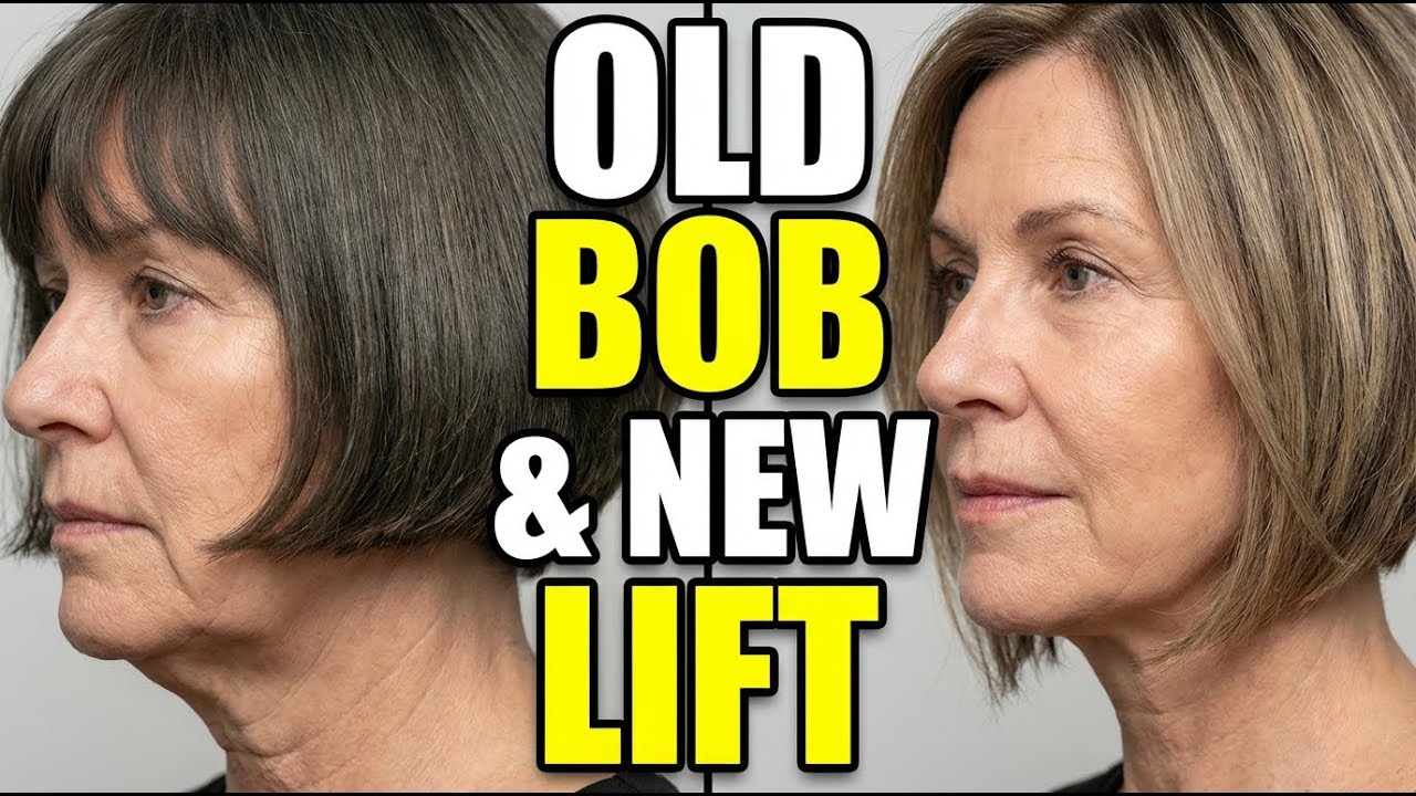 Is Your Bob Aging You? 3 Cuts That Lift Sagging Jowls Instantly (Over ...