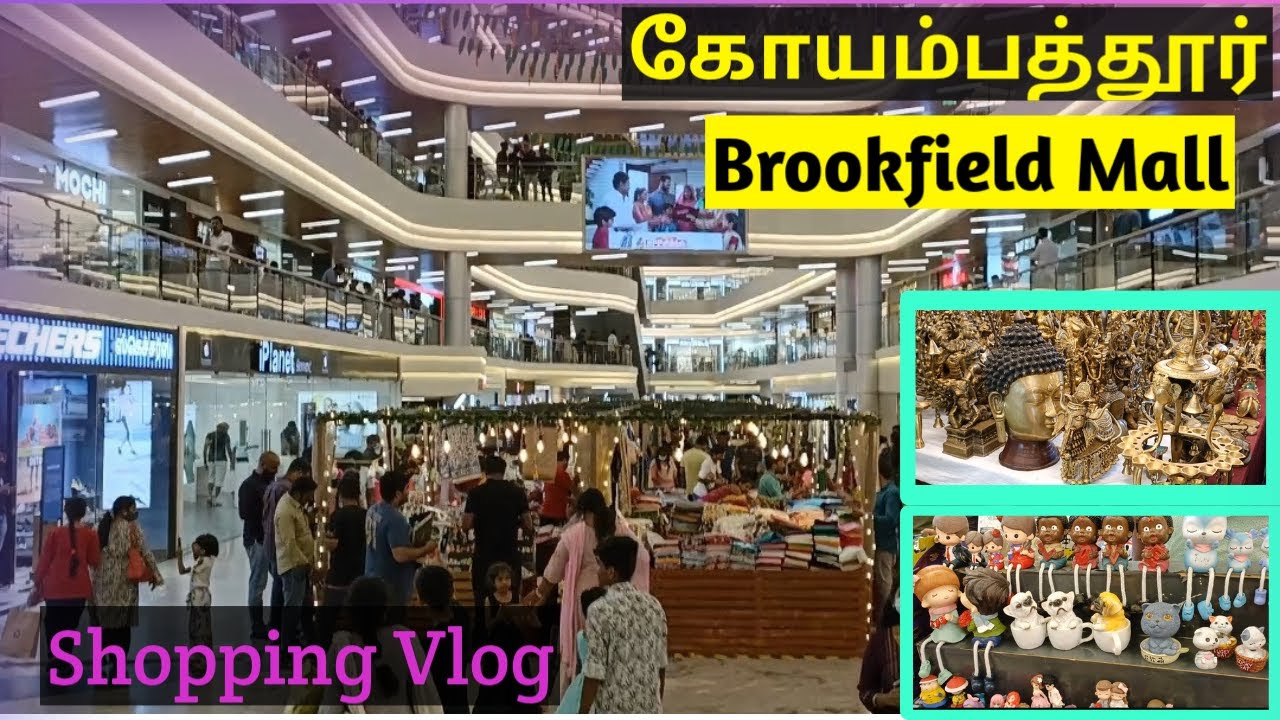 Brookfield mall shopping vlog🥳|99 rs shopping stall| 1day kovai trip ...