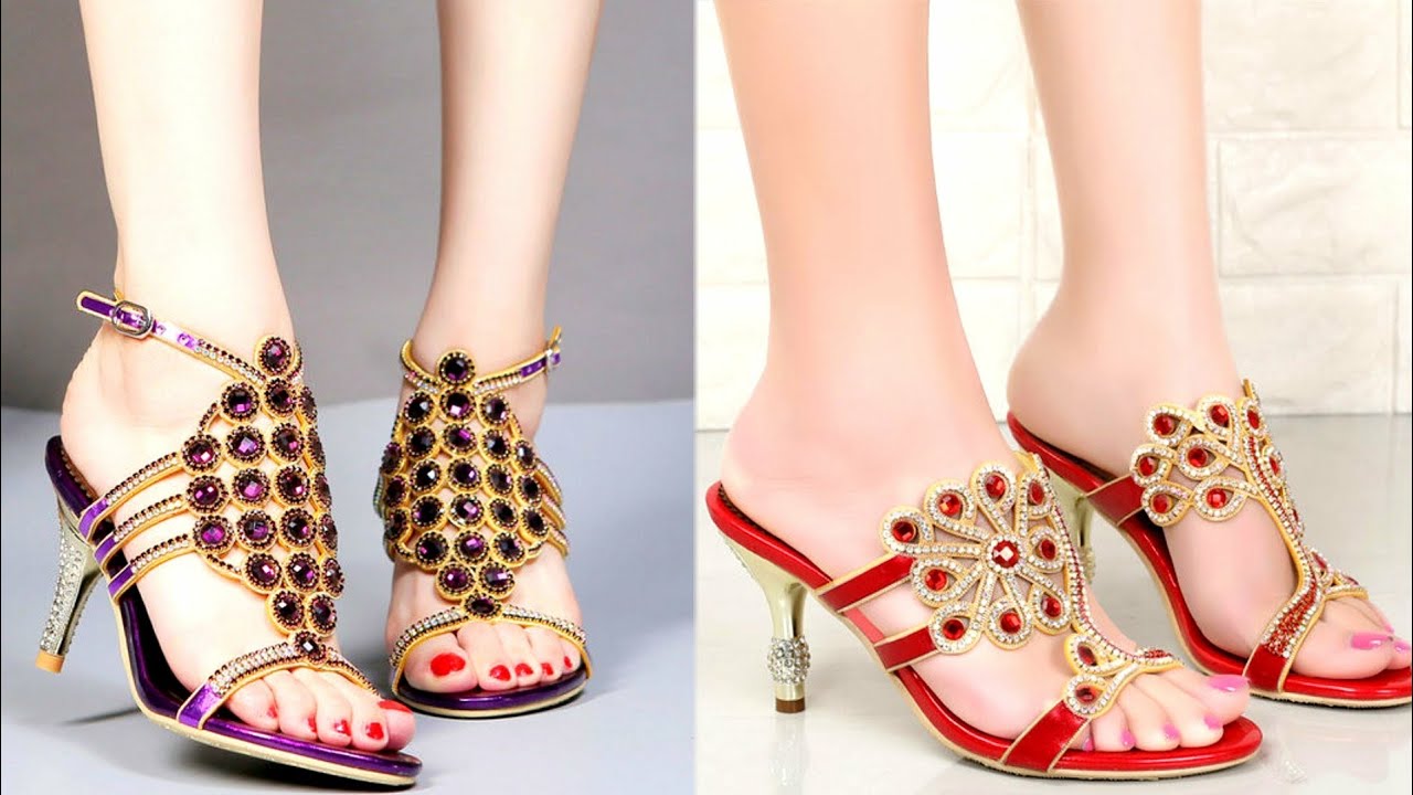 LATEST 2020 BRIDAL SANDAL WEDDING BRIDAL HEEL LADIES WEDDING FOOTWEAR ...