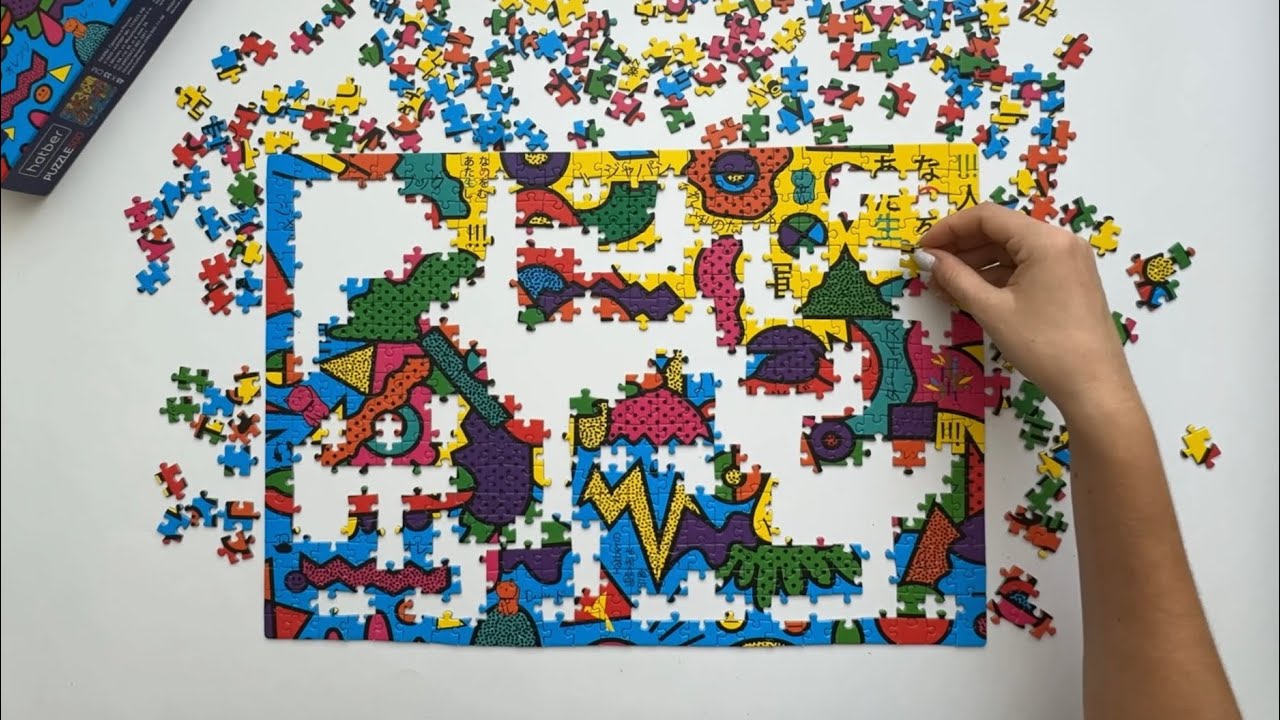 ART 500 Piece Puzzle timelapse - YouTube