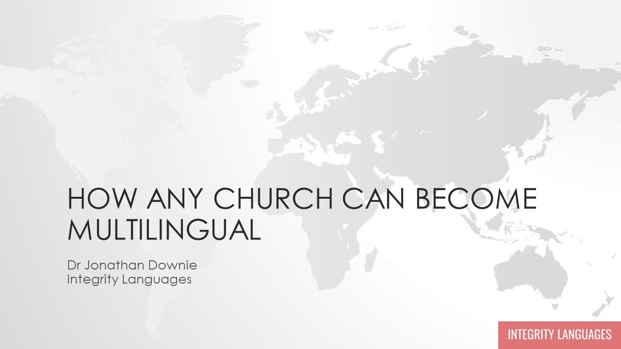 How any Church can Become Multilingual - YouTube