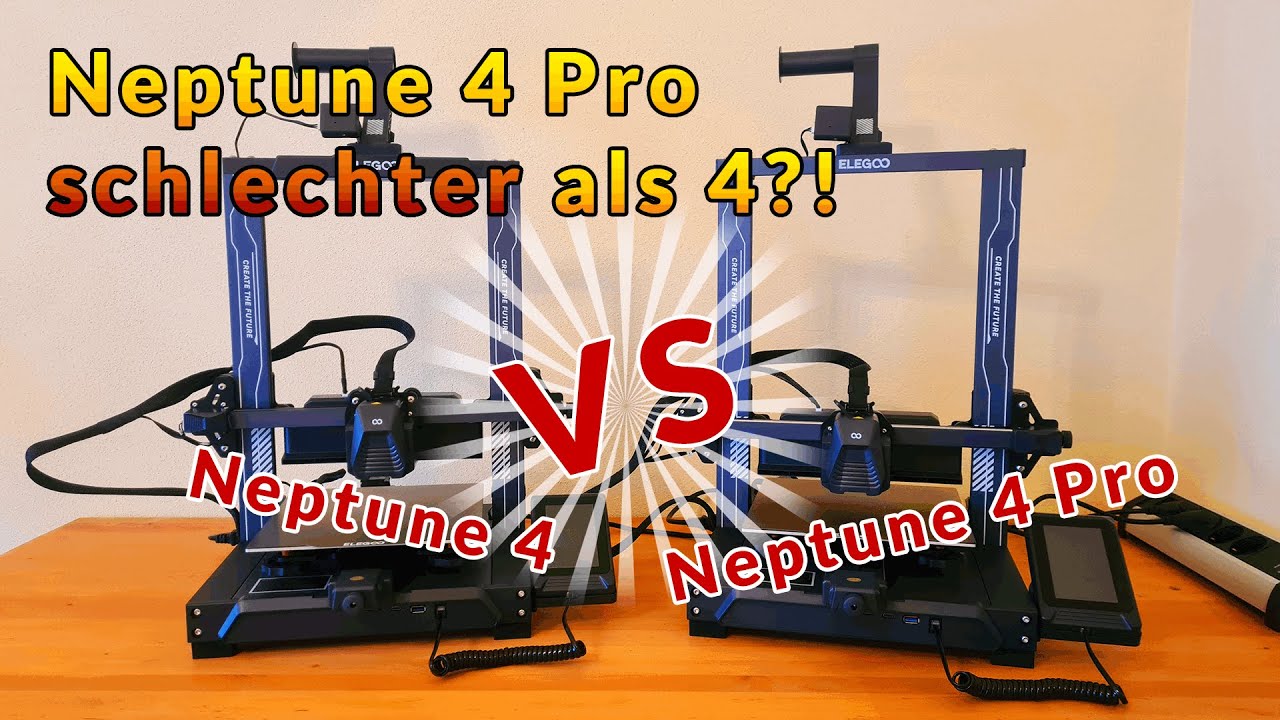 Elegoo Neptune 4 vs. 4 Pro - welches Modell ist besser ...