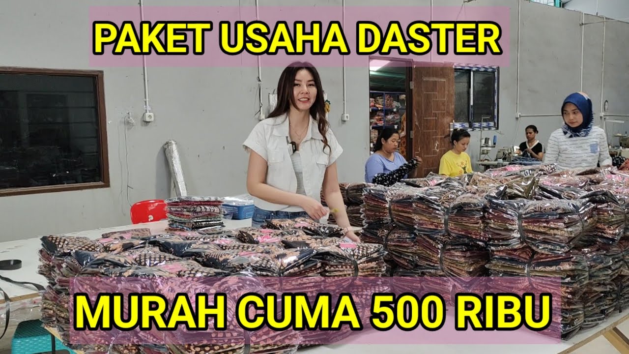 PAKET USAHA DASTER. MURAH CUMA 500 RIBU. KONVEKSI SOLO PASAR KLEWER ...
