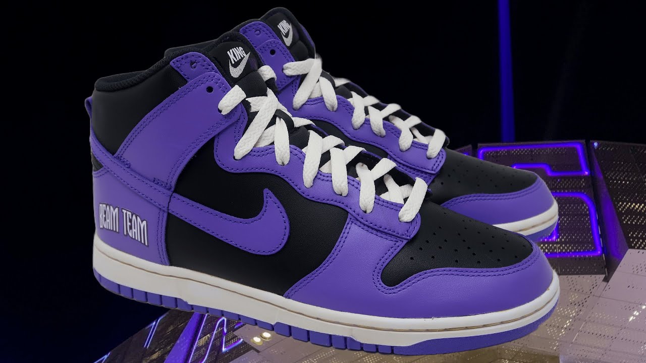 KOEP85: Nike Dunk High Psychic Purple Beam Team Custom Sacramento Kings ...