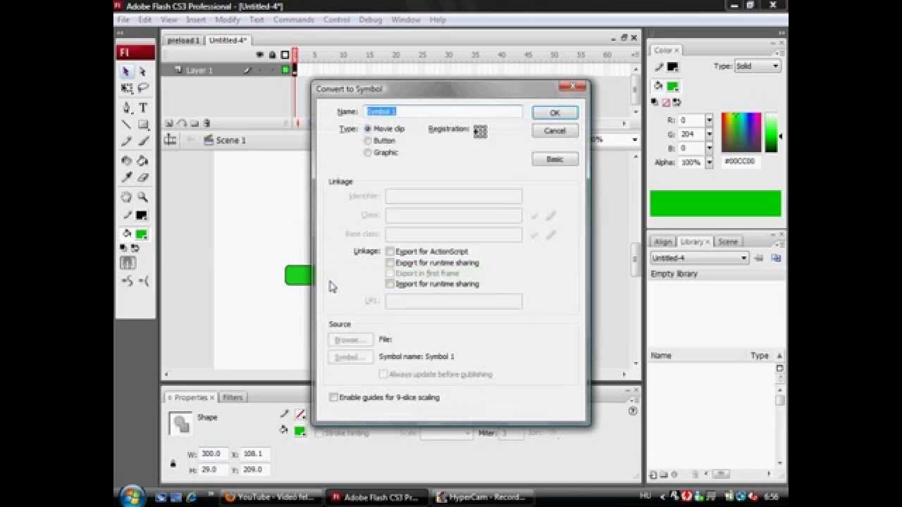 Flash - Easy Preloader Tutorial - YouTube