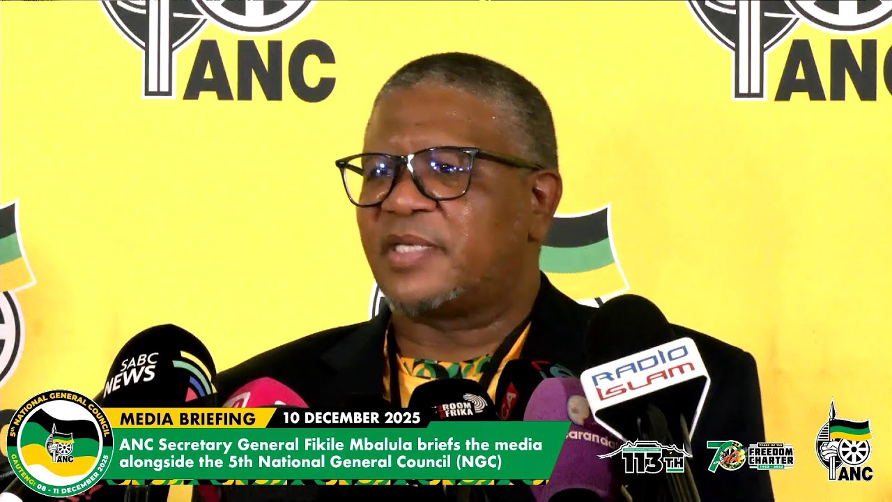 [WATCH LIVE] Media Briefing alongside the 5th National National General ...