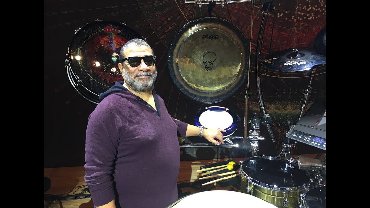 Lenny Castro (TOTO) and KORG Wavedrum - YouTube
