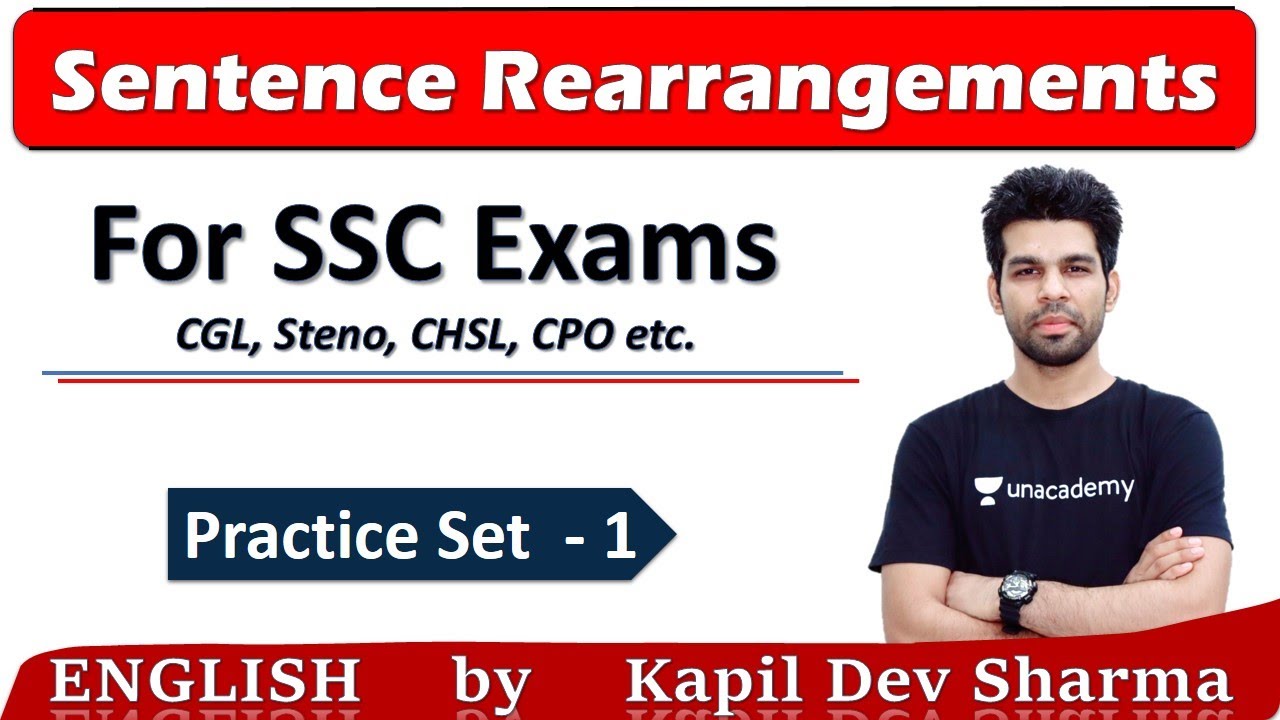 Sentence Rearrangements Practice Questions for SSC Exams Set - 1 ...