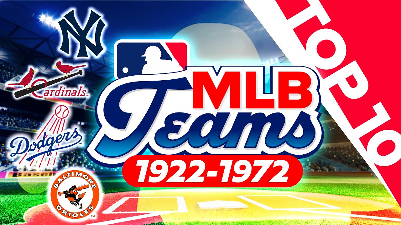 Best MLB Teams of All Time (ELO Ranking 1922-1972) - YouTube