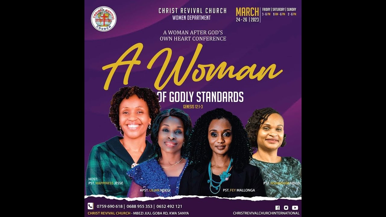 KONGAMANO LA WANAWAKE 2023 | A WOMAN OF GODLY STANDARDS | SIKU YA TATU ...
