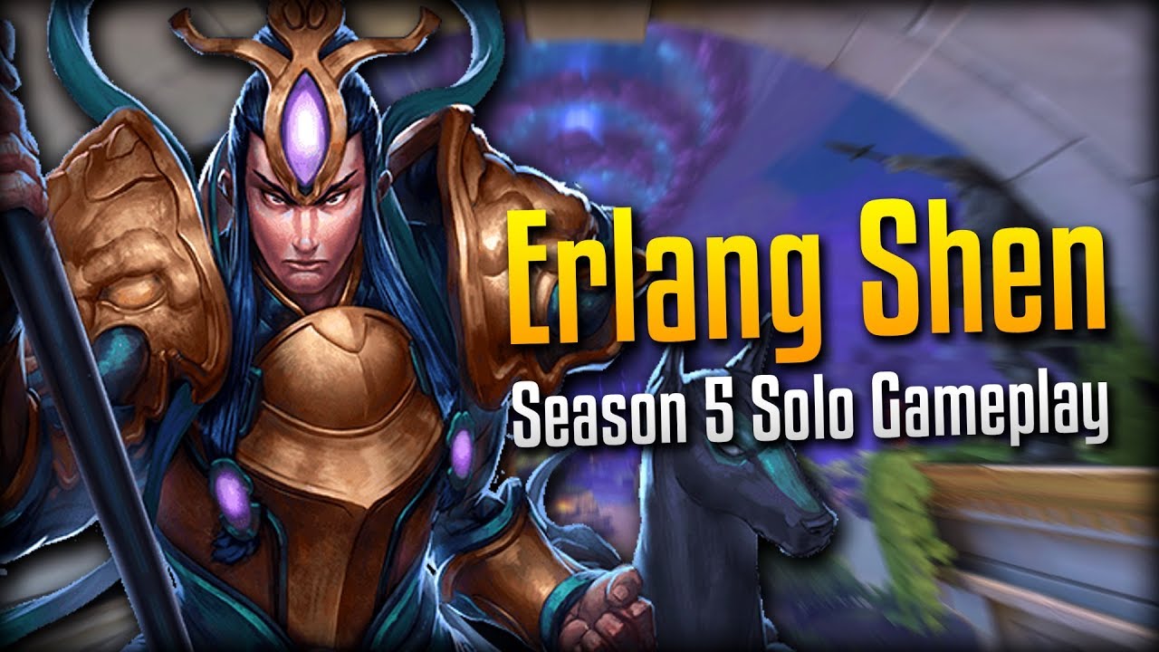 Smite: Hunter's Blessing Against a Hunter!- Season 5 Erlang Shen Solo ...