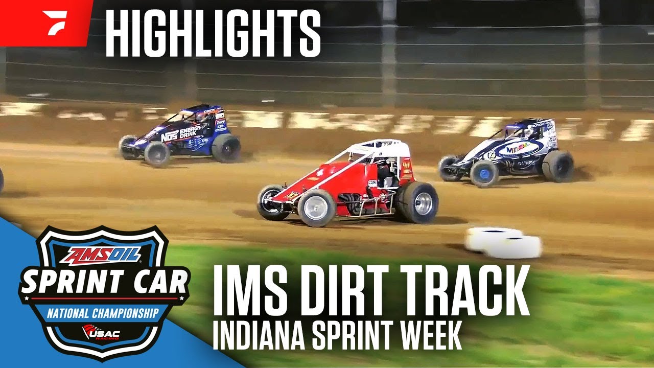 USAC Indiana Sprint Week at Indianapolis Motor Speedway Dirt Track 7/24 ...