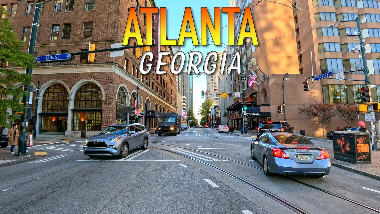 Atlanta Georgia Driving Through - YouTube