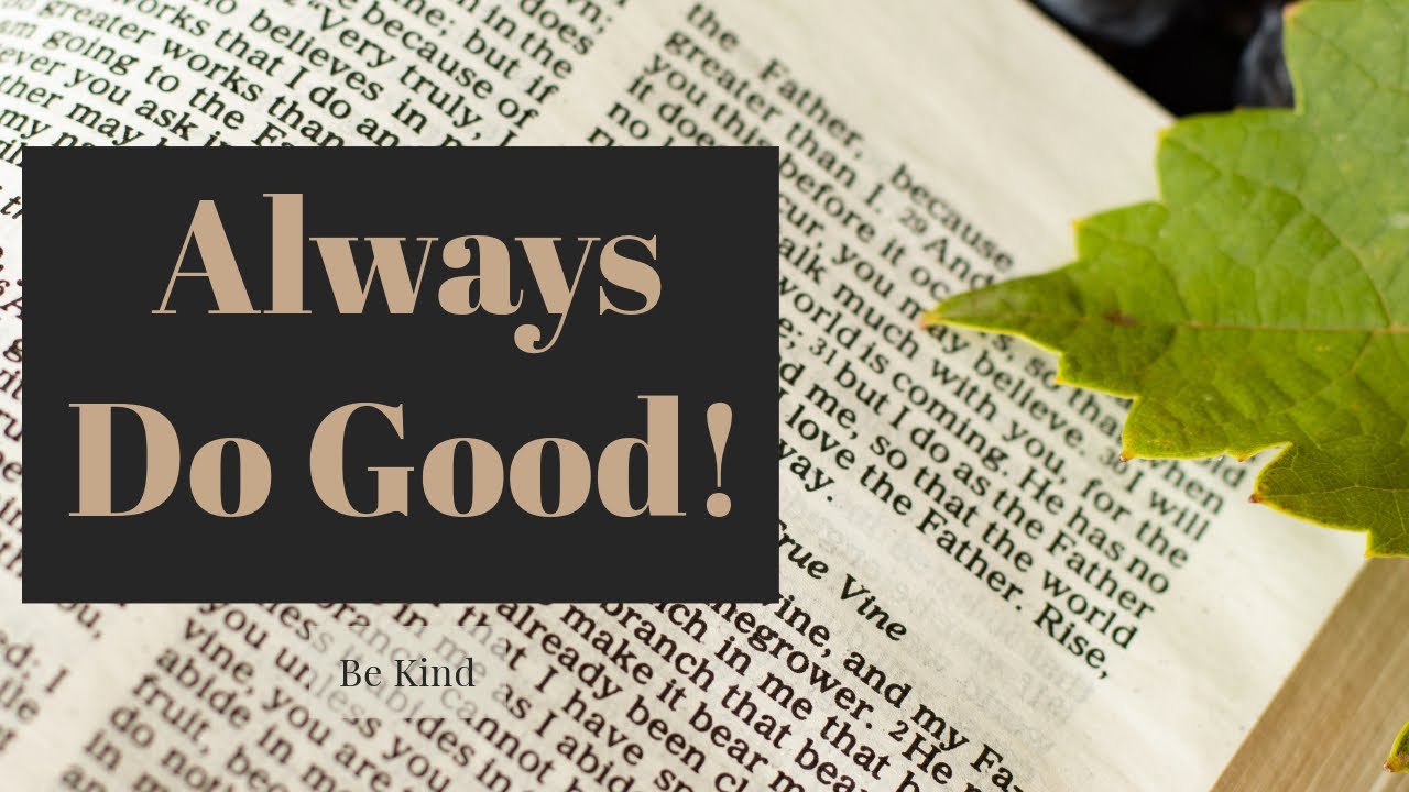 Always Do Good! | Pastor Olumide Oni - YouTube