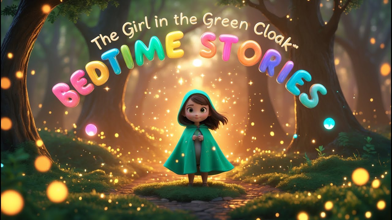 The Girl in the Green Cloak | Bedtime Story for Kids | English Fairy ...