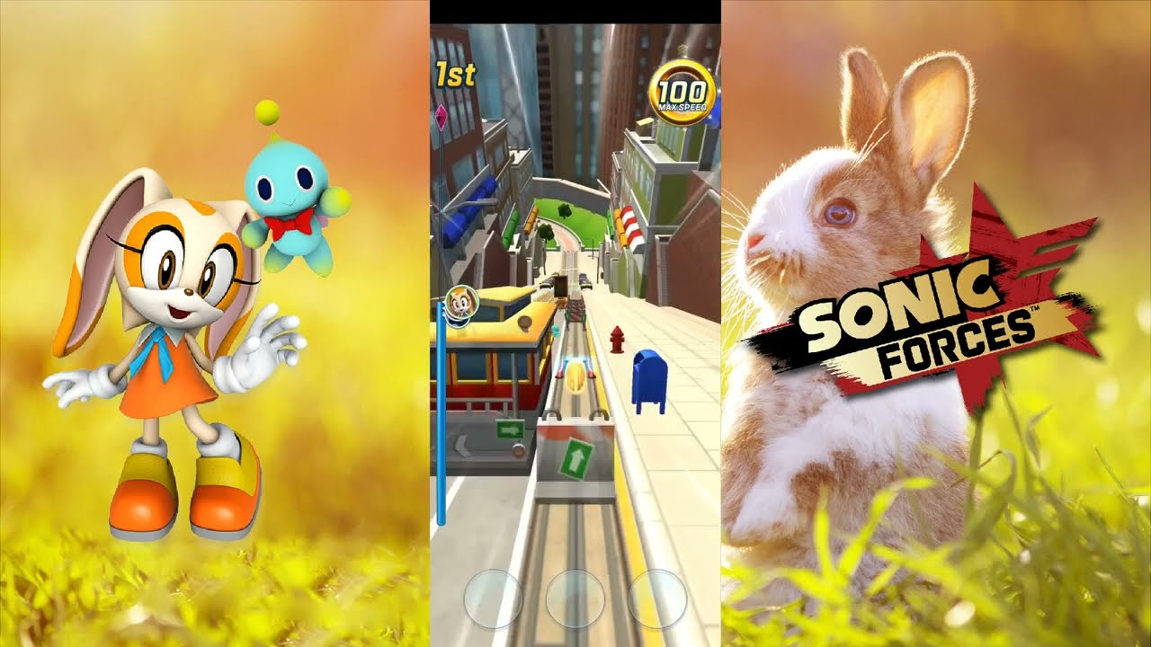 Sonic Forces Speed Battle: Cream The Little Rabbit Come to Running ...