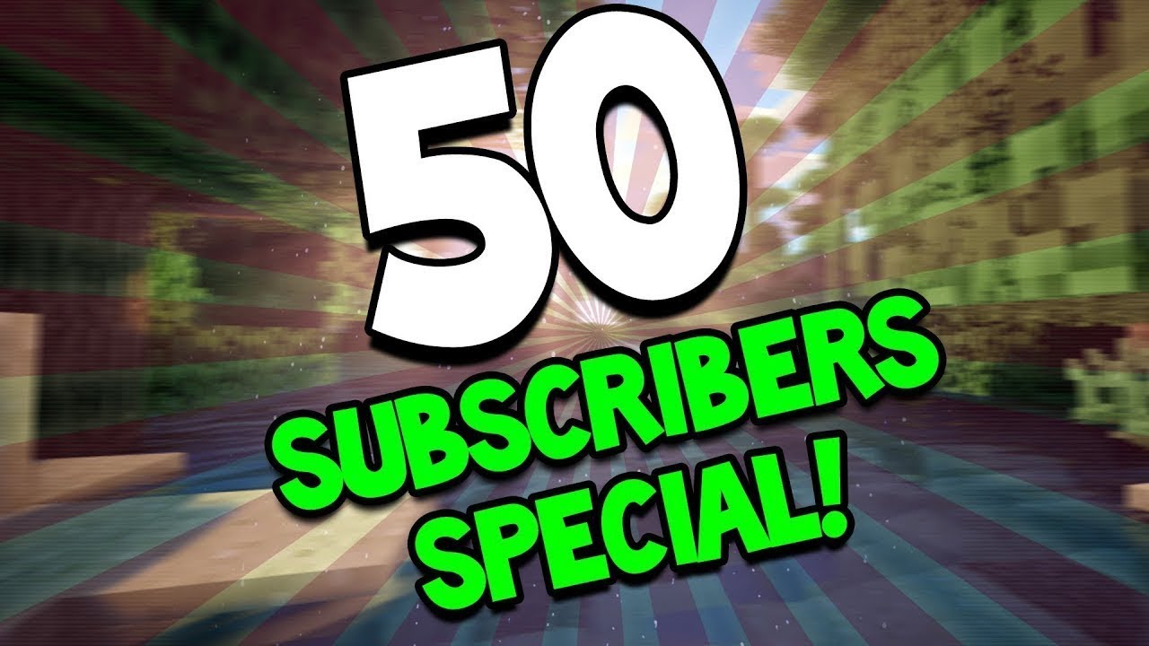(50+ subscriber special) Thank you for more than 50 subs - YouTube