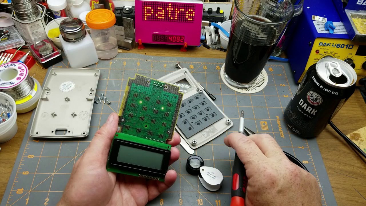 old tech teardown - handheld controller from an old microwave radio ...
