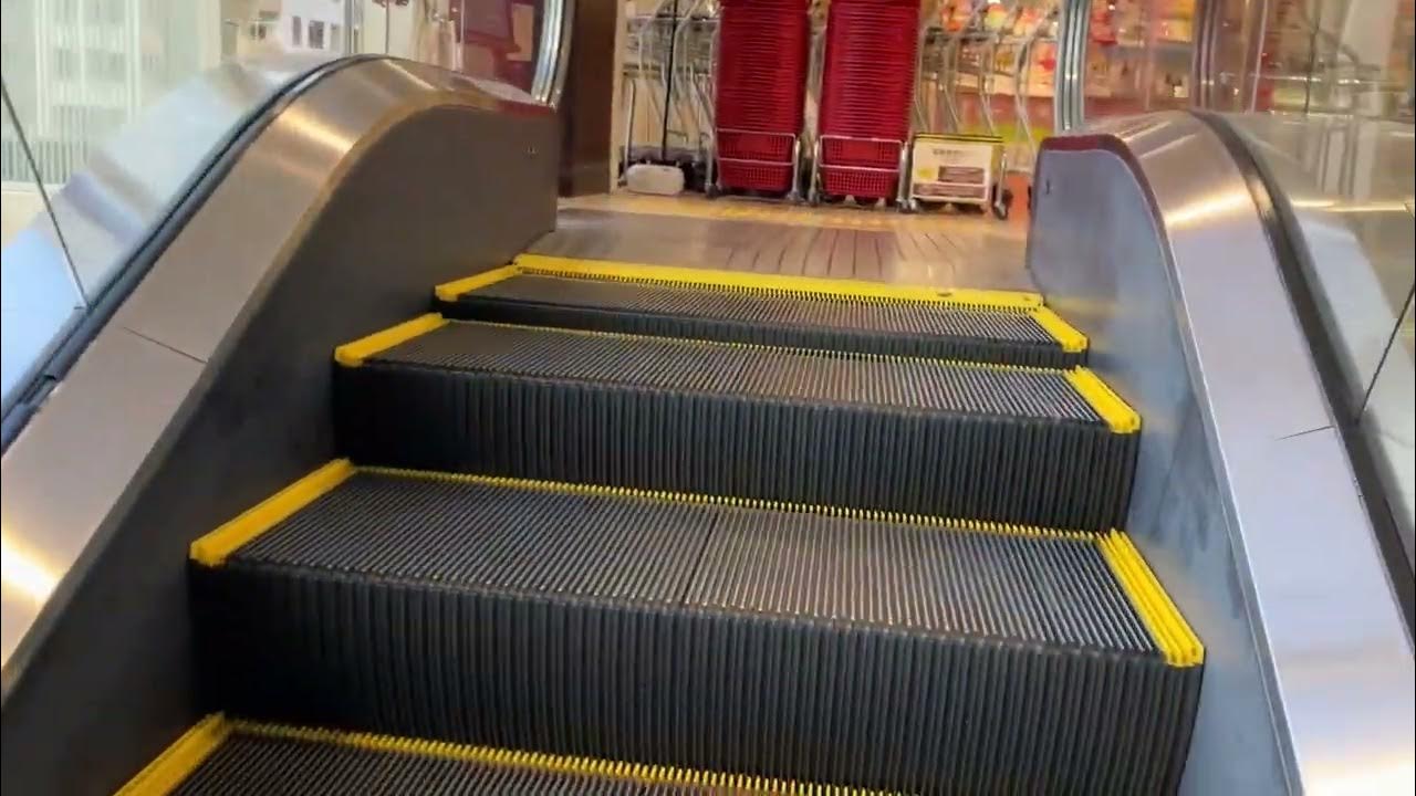 【三菱】1X エスカレーター ライフ堺駅前店 1X escalator Life Sakai supermarket Osaka Japan - YouTube