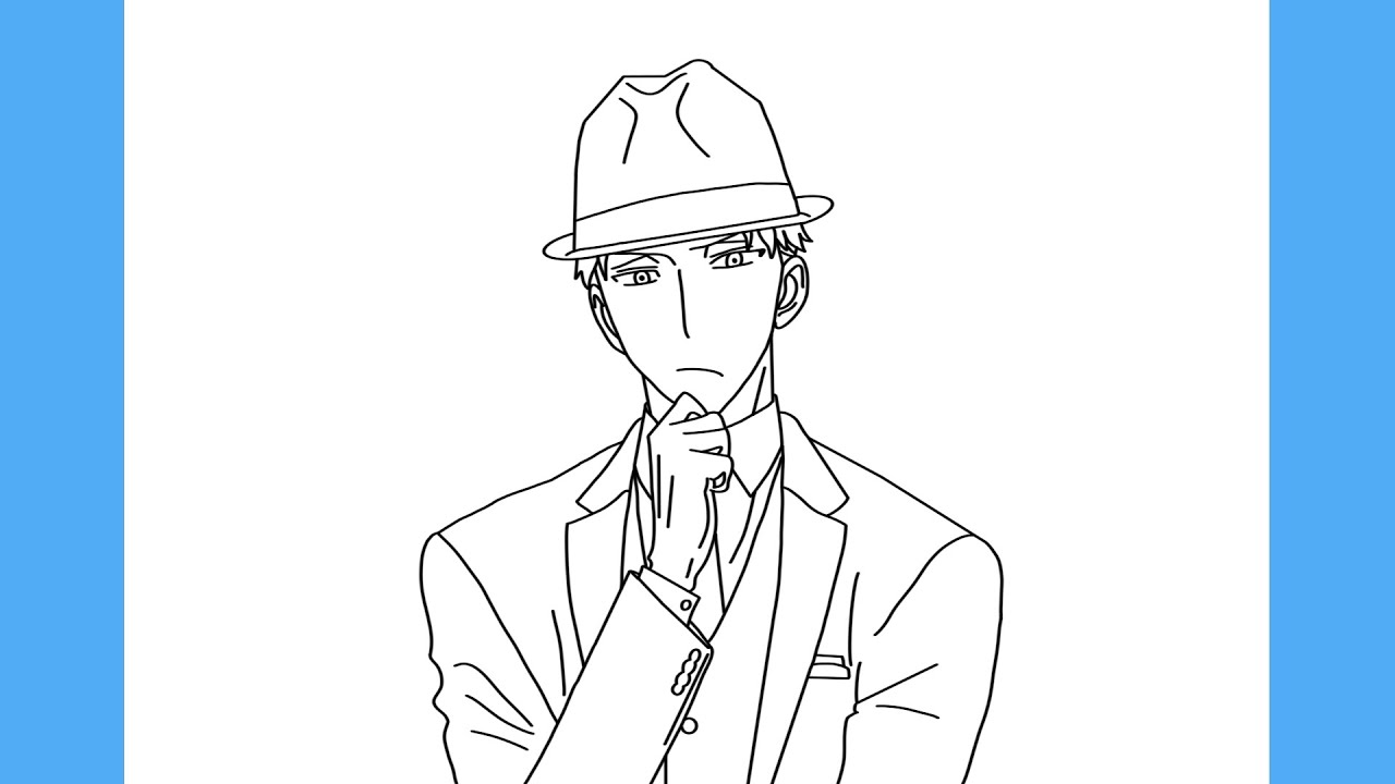 HOW TO DRAW LOID FORGER - SPY X FAMILY - YouTube