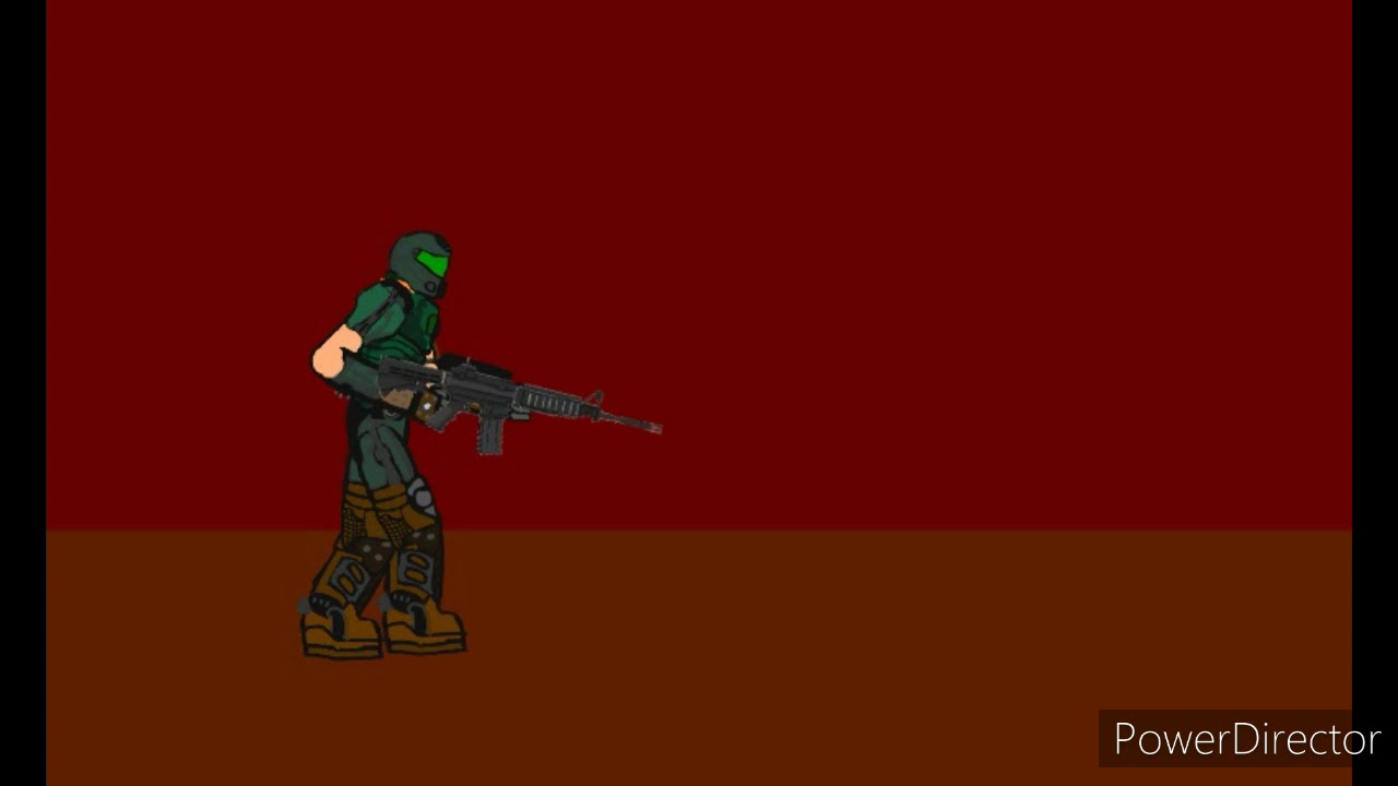 doom slayer walk animation - YouTube