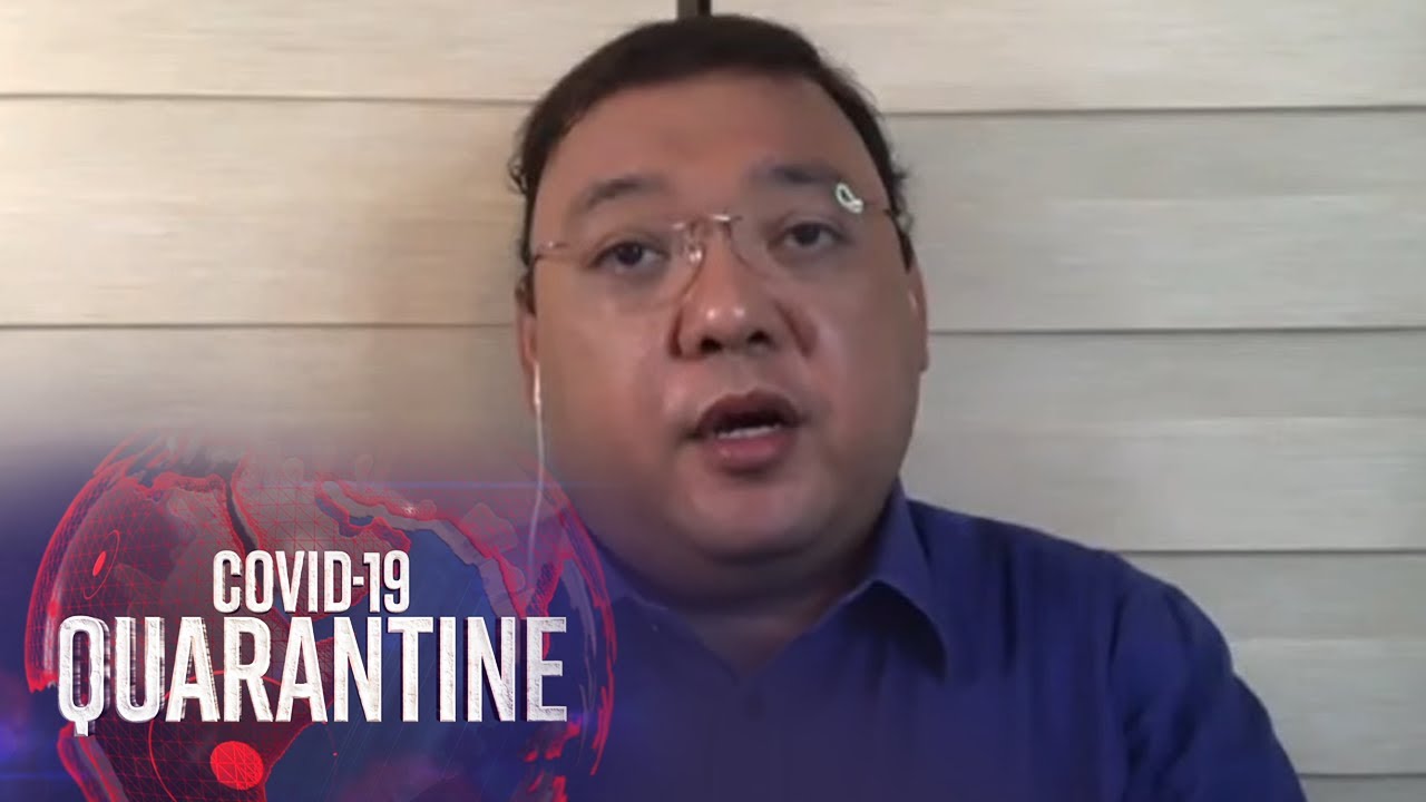 Roque: I was congratulating the people, not the government efforts ...