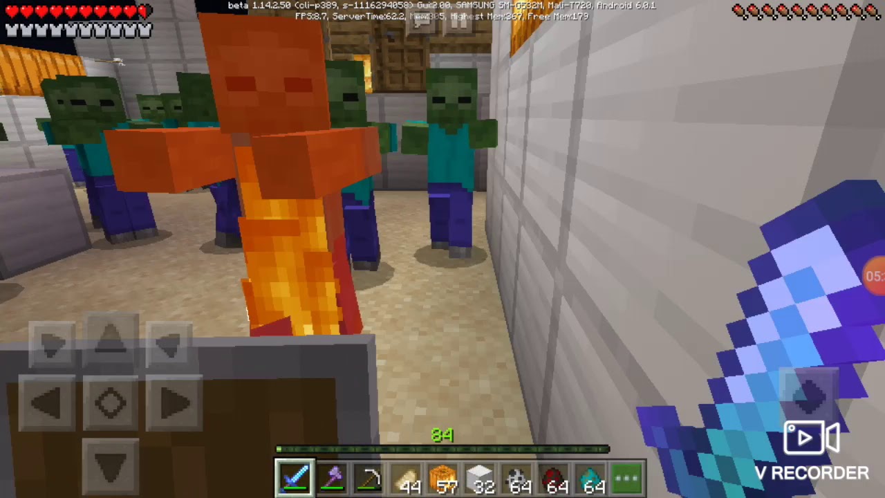 1 humano vs 100000 Zombies Minecraft#4 - YouTube