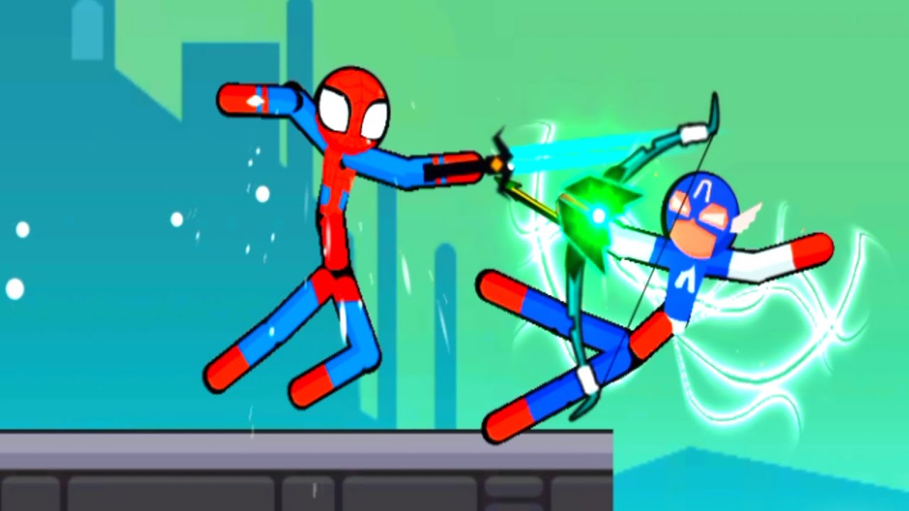 SPIDER STICKMAN FIGHTING GAMEPLAY WALKTHTOUGH | LEVEL 6-10 | PART-2 ...