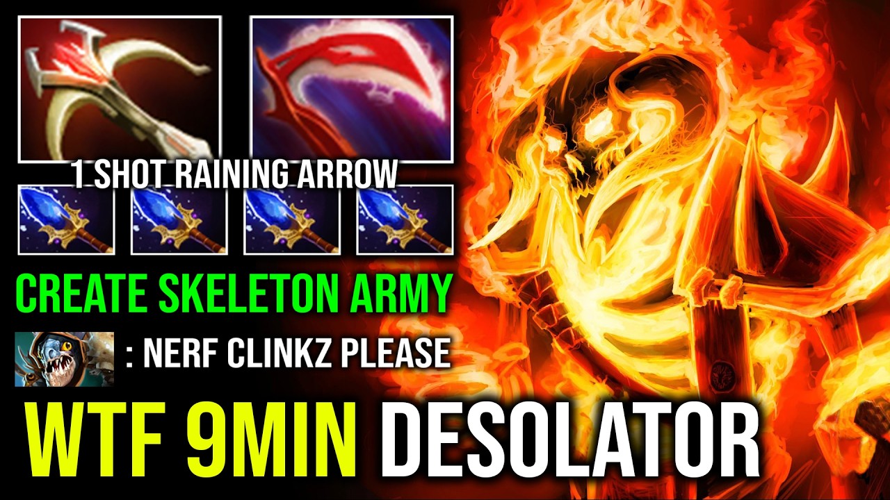 WTF 9MIN DESOLATOR Unlimited Crit 1 Shot Raining Arrow Create Skeleton ...