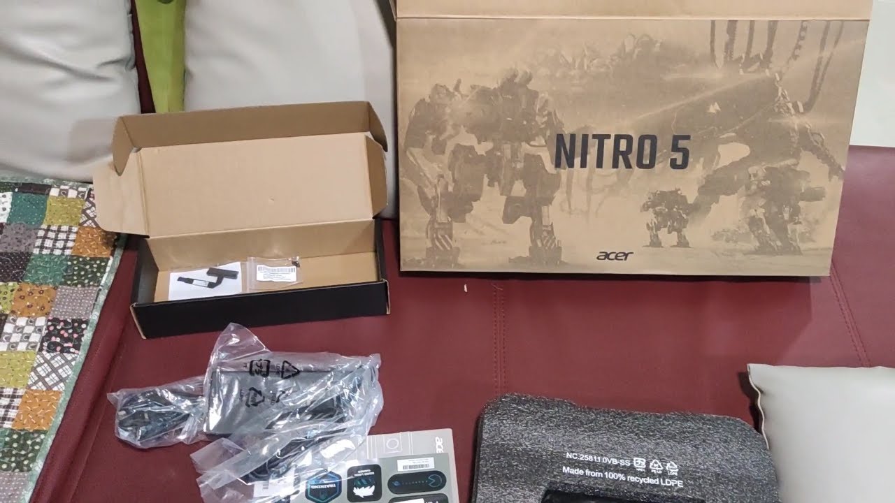 Acer Nitro 5 RTX 3080 32GB ram 2021 Model Unboxing - YouTube